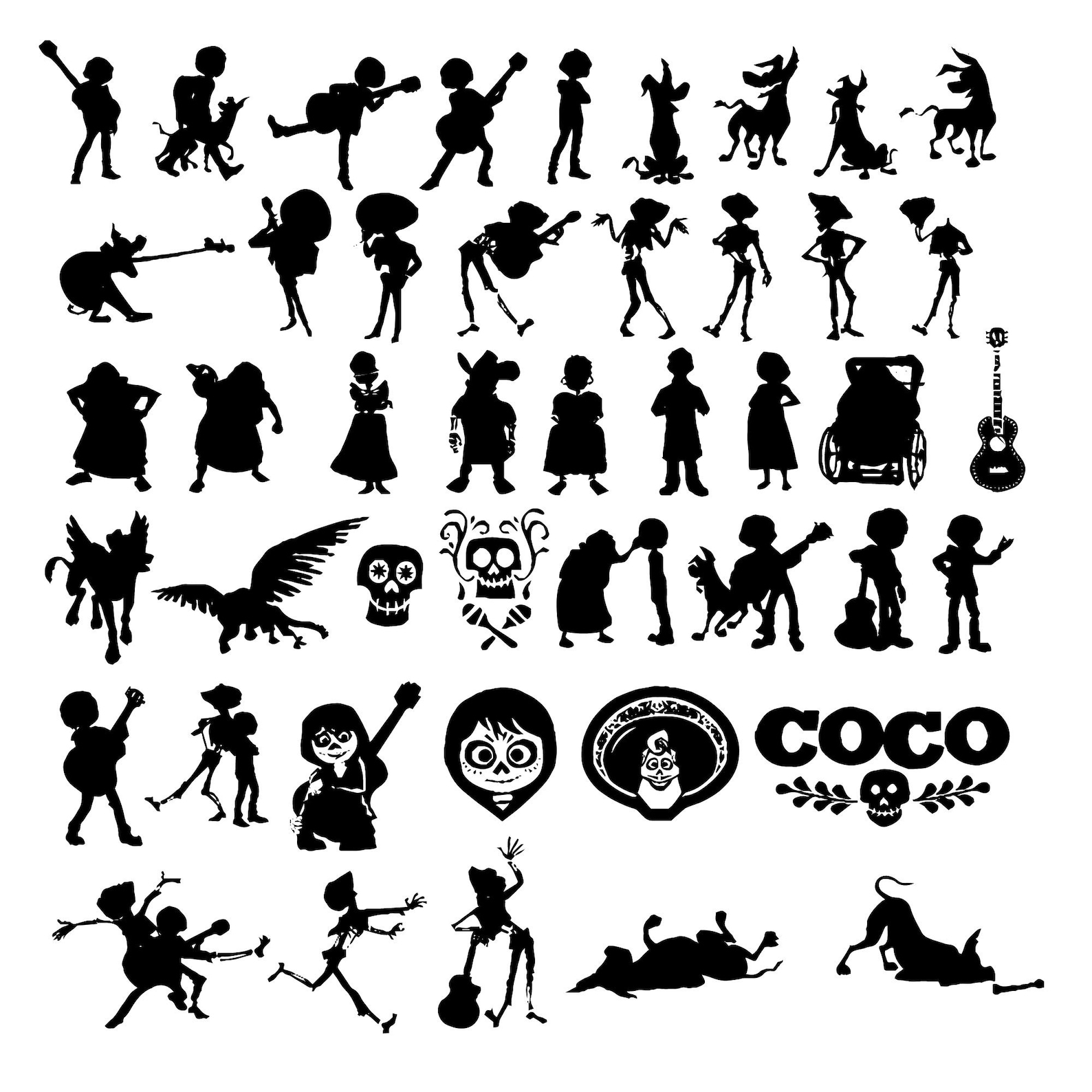 Coco Inspired SVG Bundle Coco Movie Svg Layered Svg Cricut - Etsy Canada