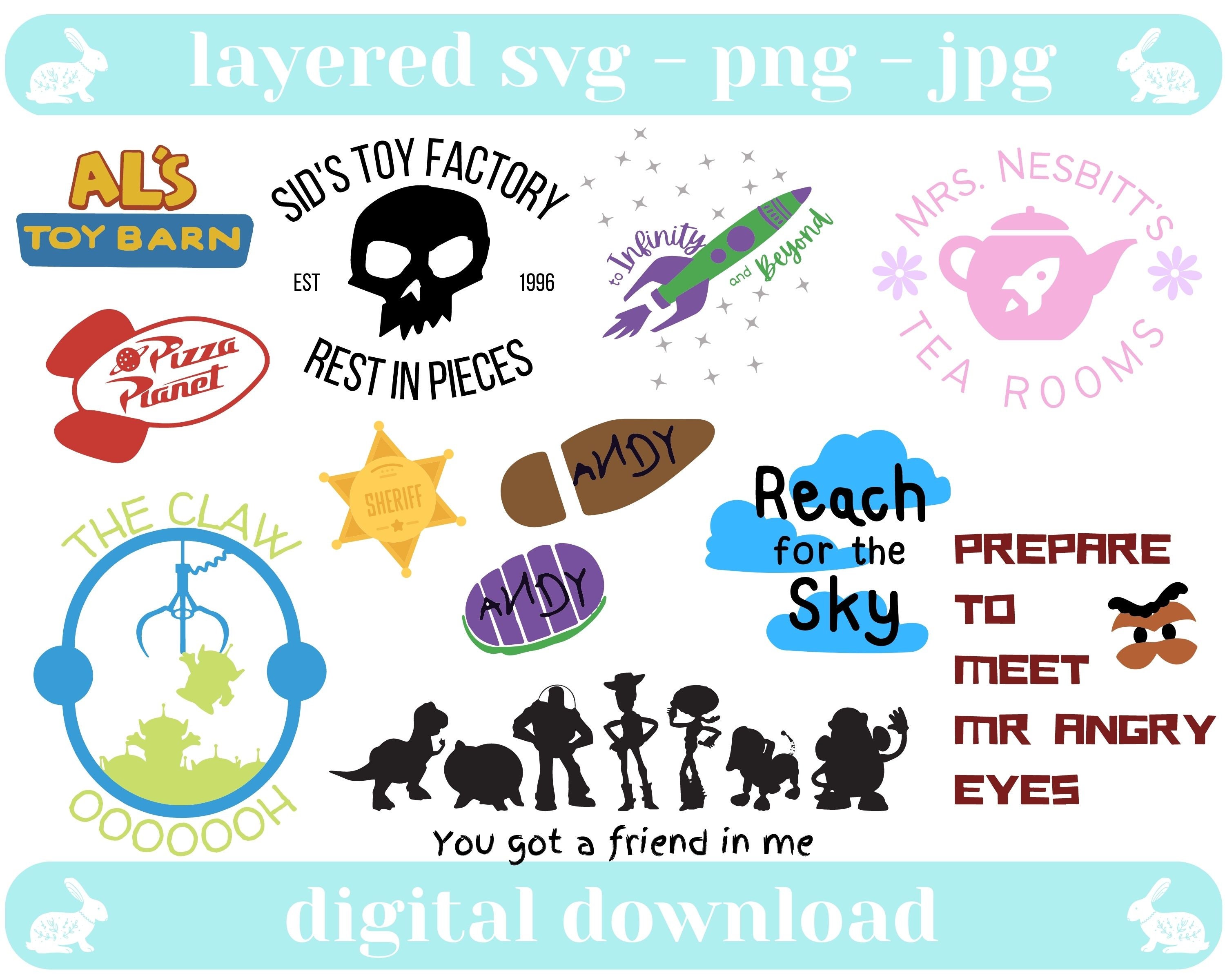 Toy Story SVG. Buzz and Woody Inspired SVG Bundle. Cricut Cut - Etsy ...