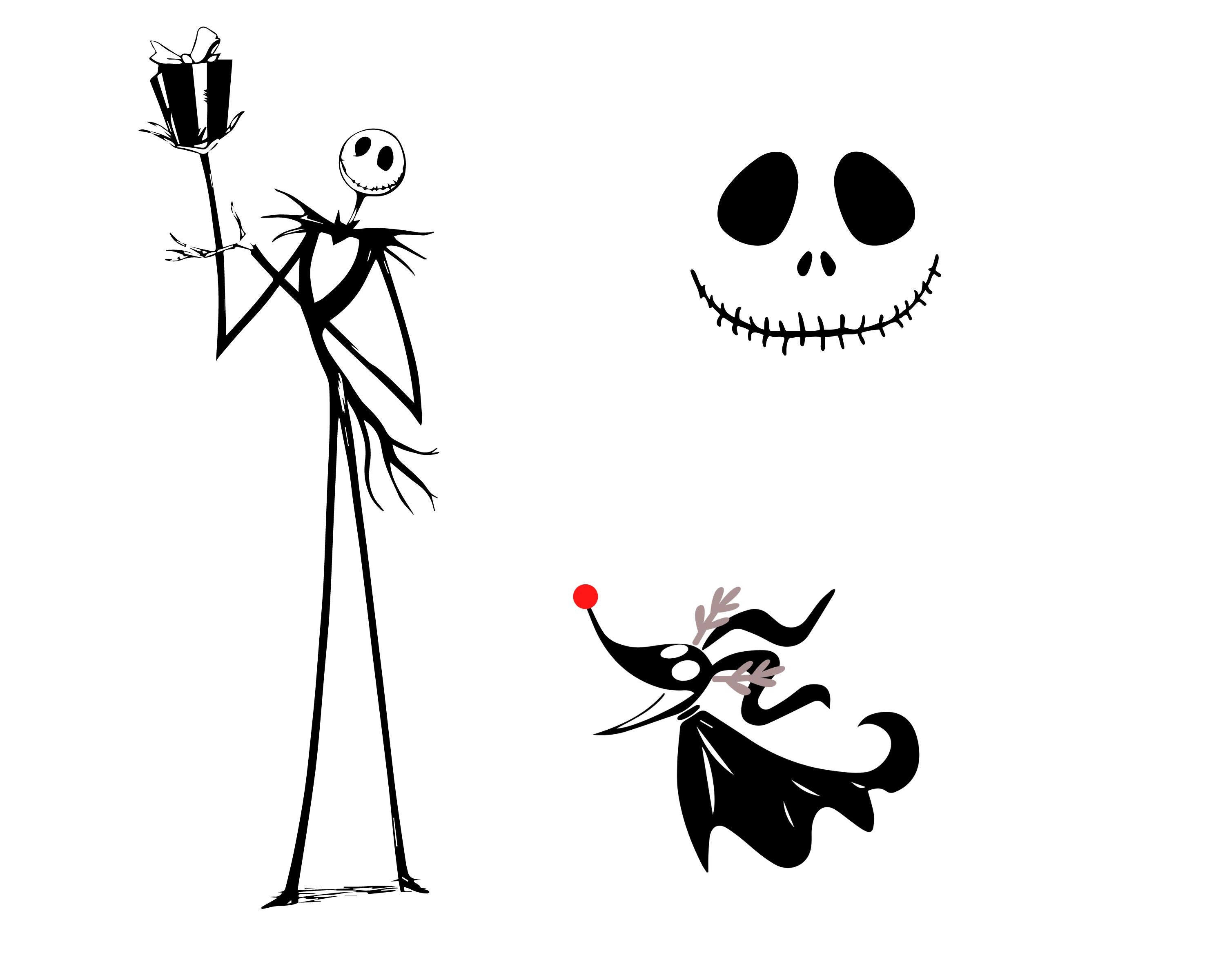 Nightmare Before Christmas SVG Bundle, Jack Skellington, Sandy Claws ...