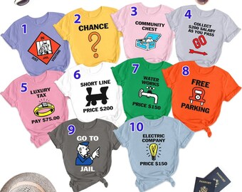 Monopoly Game Board Shirt - Etsy