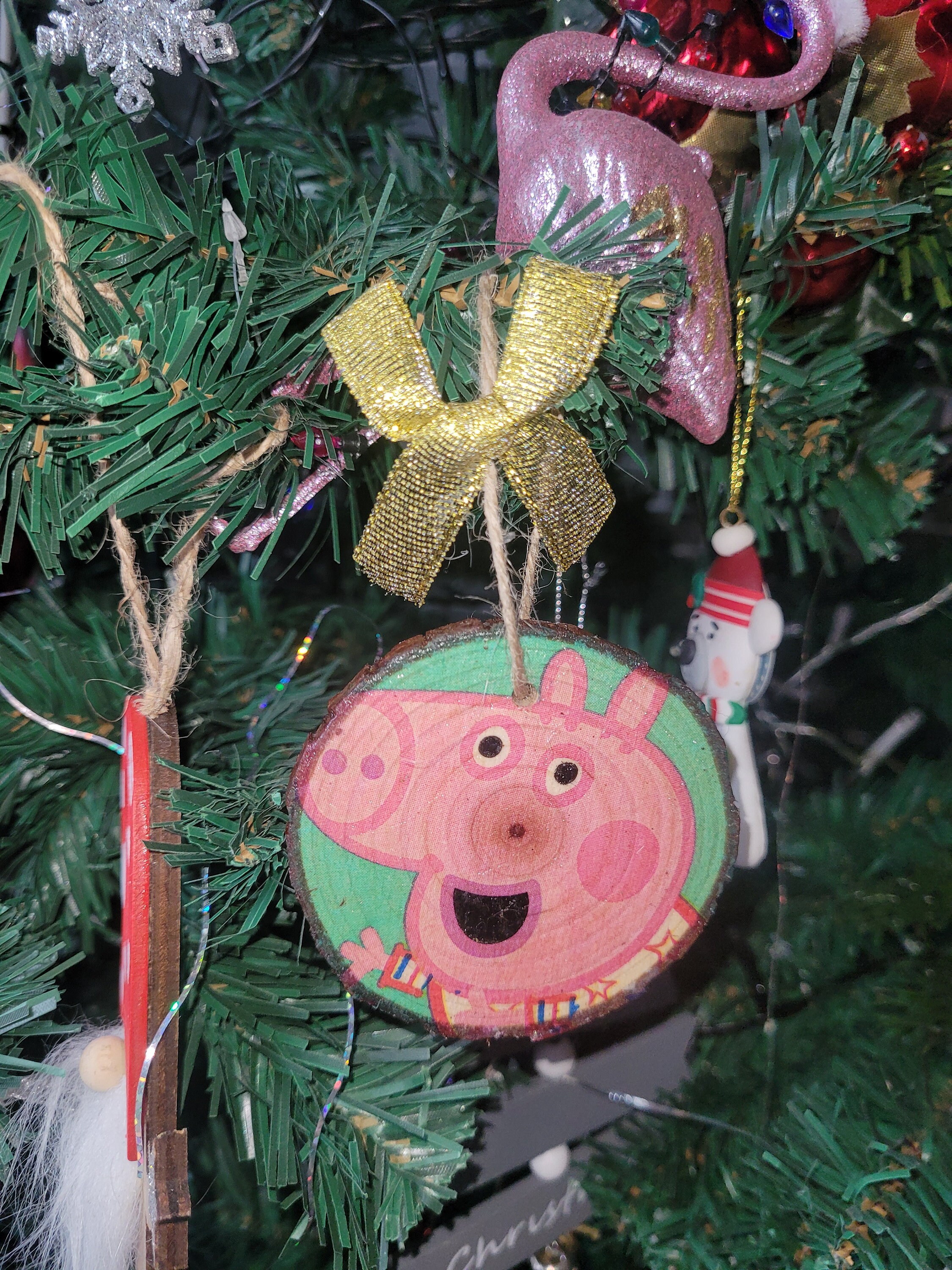 Peppa Pig Hanging Tree Decoration - Etsy