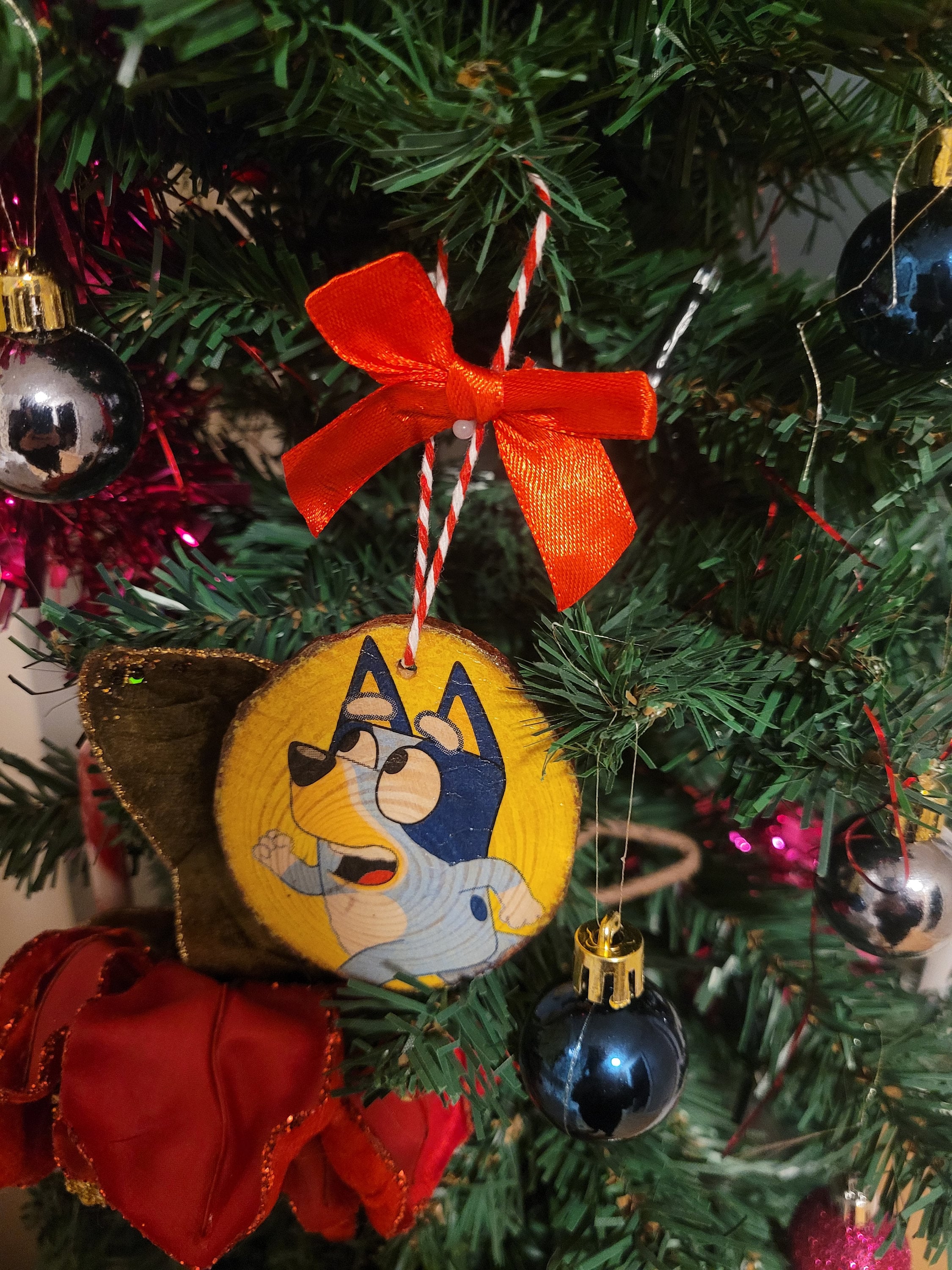 Bluey Inspired Handmade Hanging Decoration - Etsy