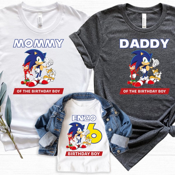 Sonic the Hedgehog Custom Shirt - Etsy