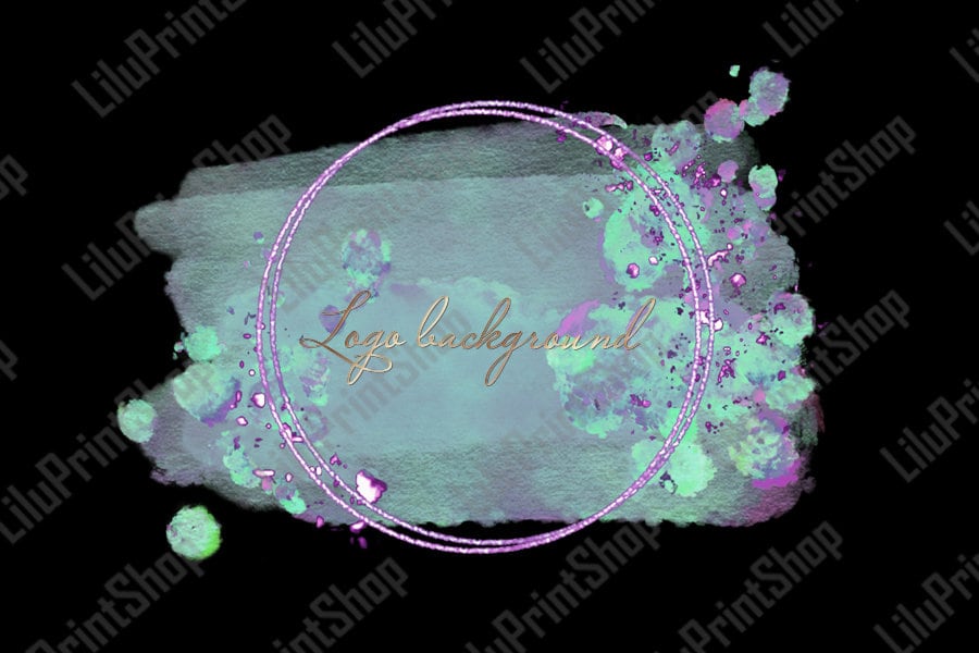 Logo Background Png Turquoise Logo Png Brush Stroke Logo Design Mint ...