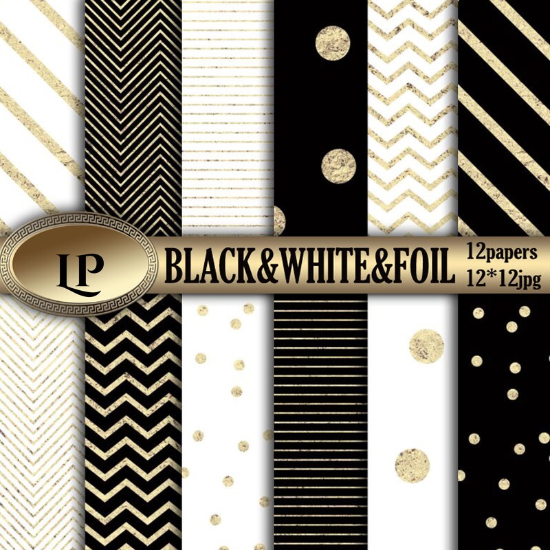 Gold Digital Papers - Etsy