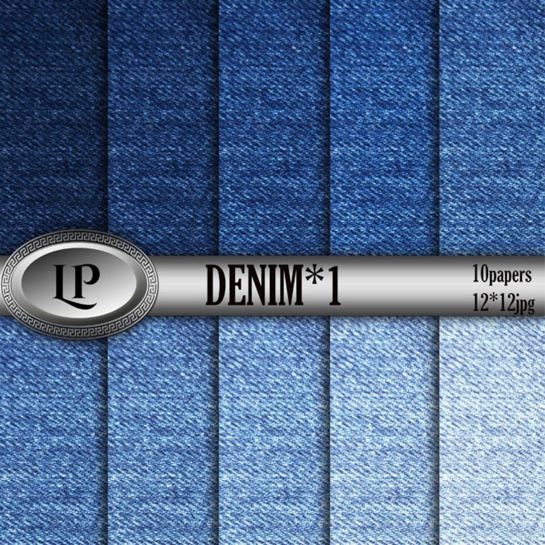 Seamless Denim Background Denim Digital Paper Denim Seamless Texture ...