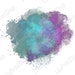 Paint Splash Clipart Watercolor Splash Png Purple and Turquoise Logo ...