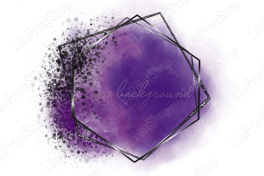 Purple Logo Background Png Watercolor Purple Logo Design Purple and ...