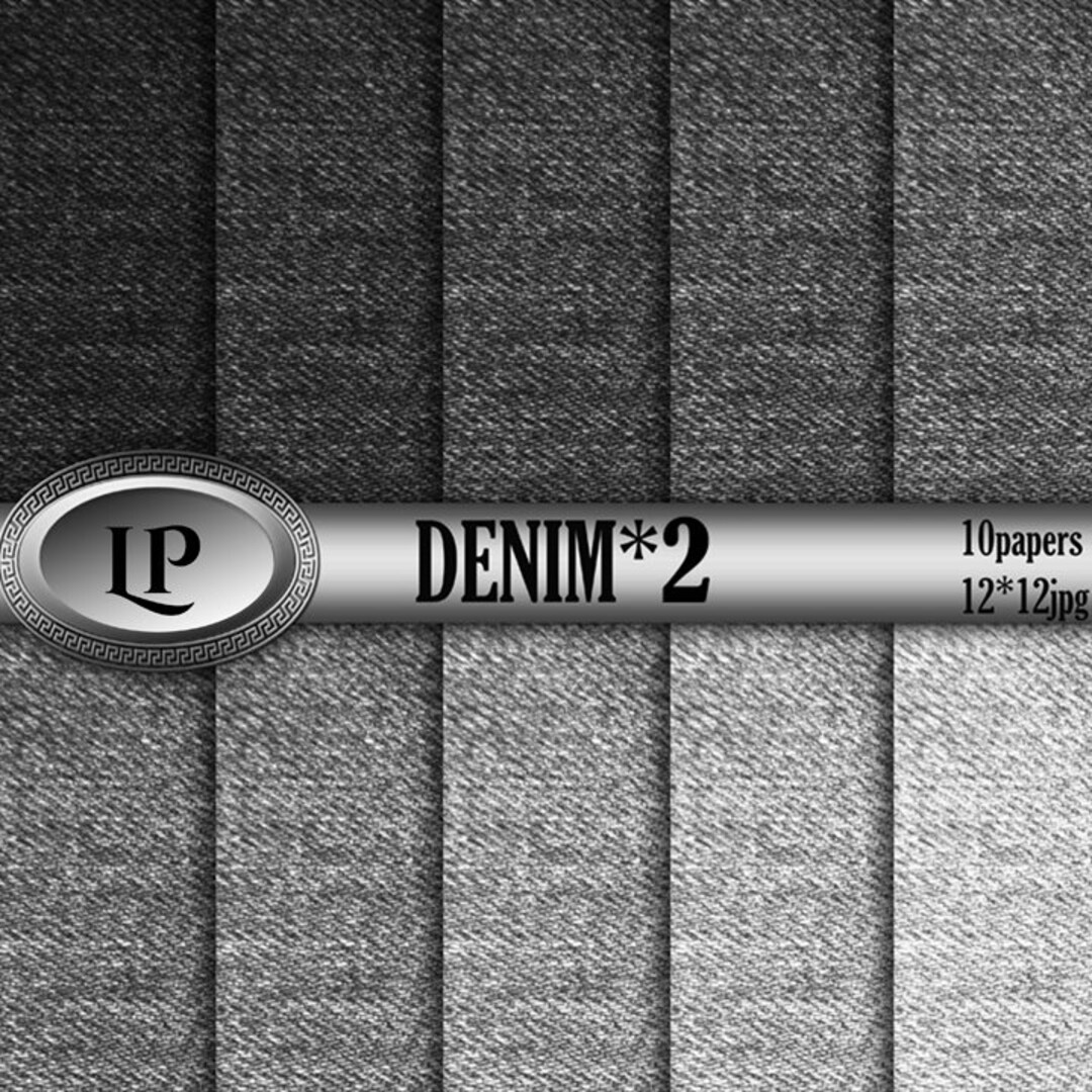 Grey Seamless Denim Background Denim Digital Paper Jeans Textures Denim ...