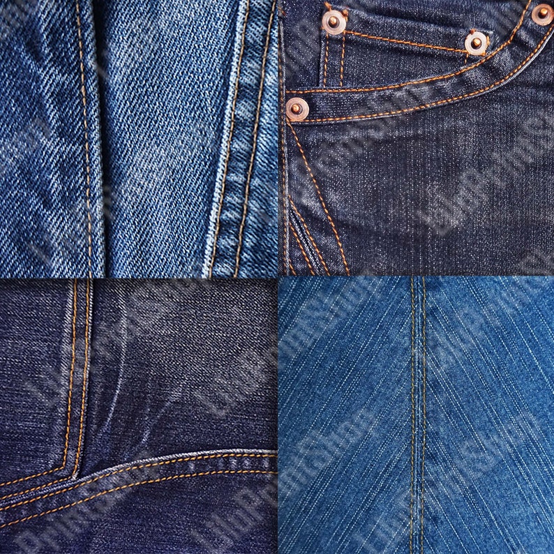 Denim Fabric Texture Denim Digital Paper Denim Fabric Paper Denim ...