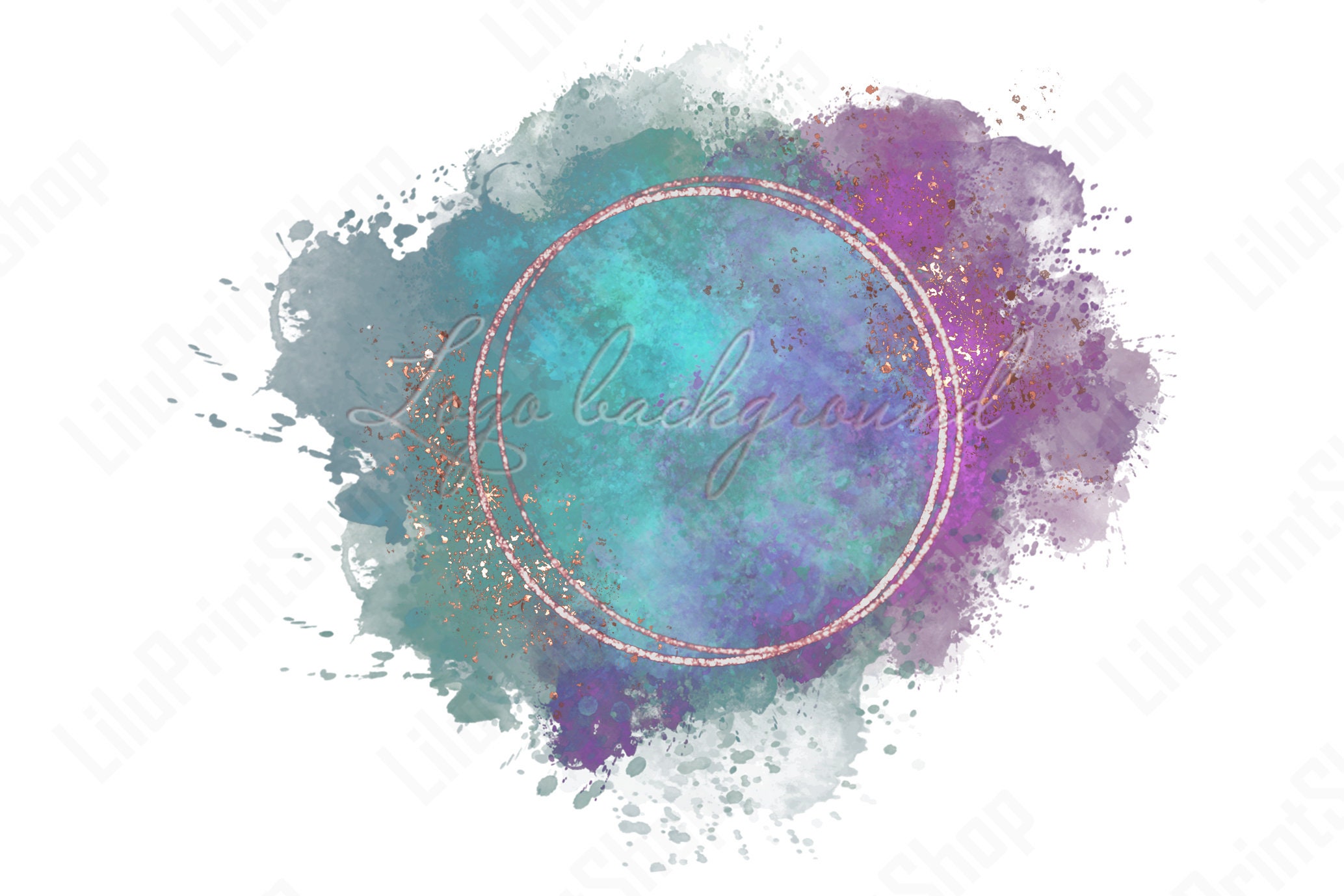 Watercolor Logo Png, Purple Blue Logo Background Png Turquoise & Gold ... Watercolor Logo Png, Purple Blue Logo Background Png Turquoise & Gold ...