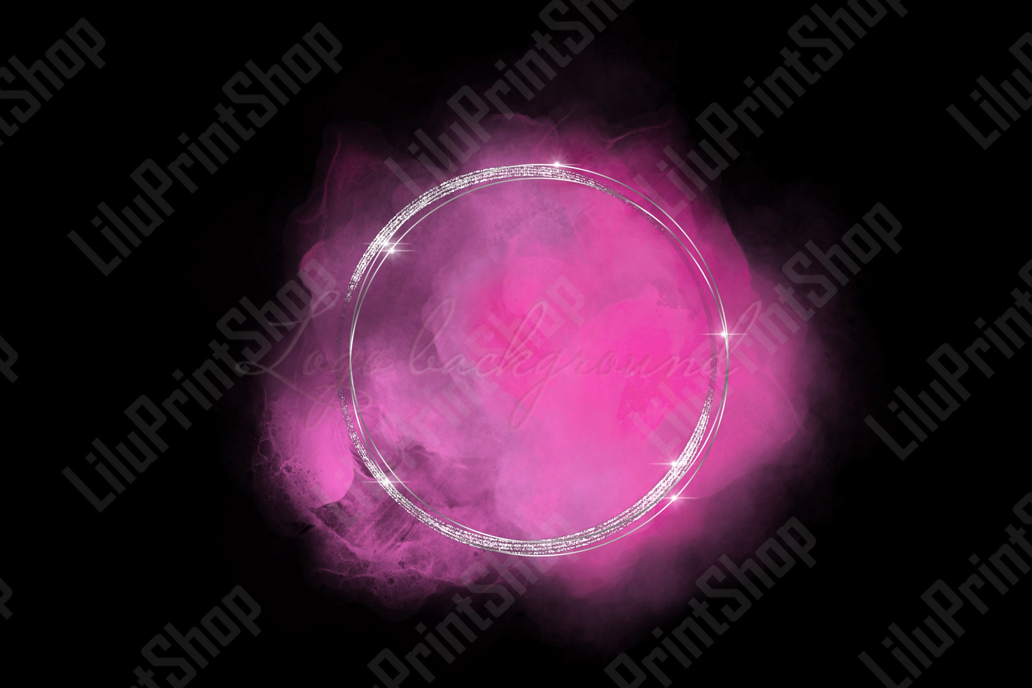 Hot Pink Logo Background Png for Beauty Logo Watercolor Bright Pink ...