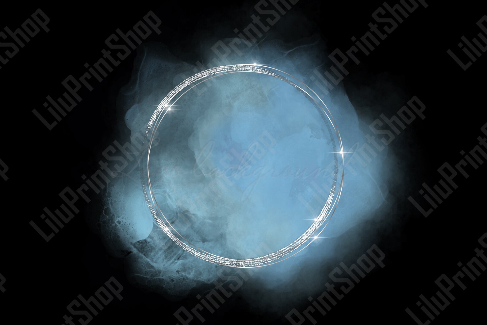 Watercolor Logo Png Baby Blue Logo, Blue and Silver Logo Design Blue ...