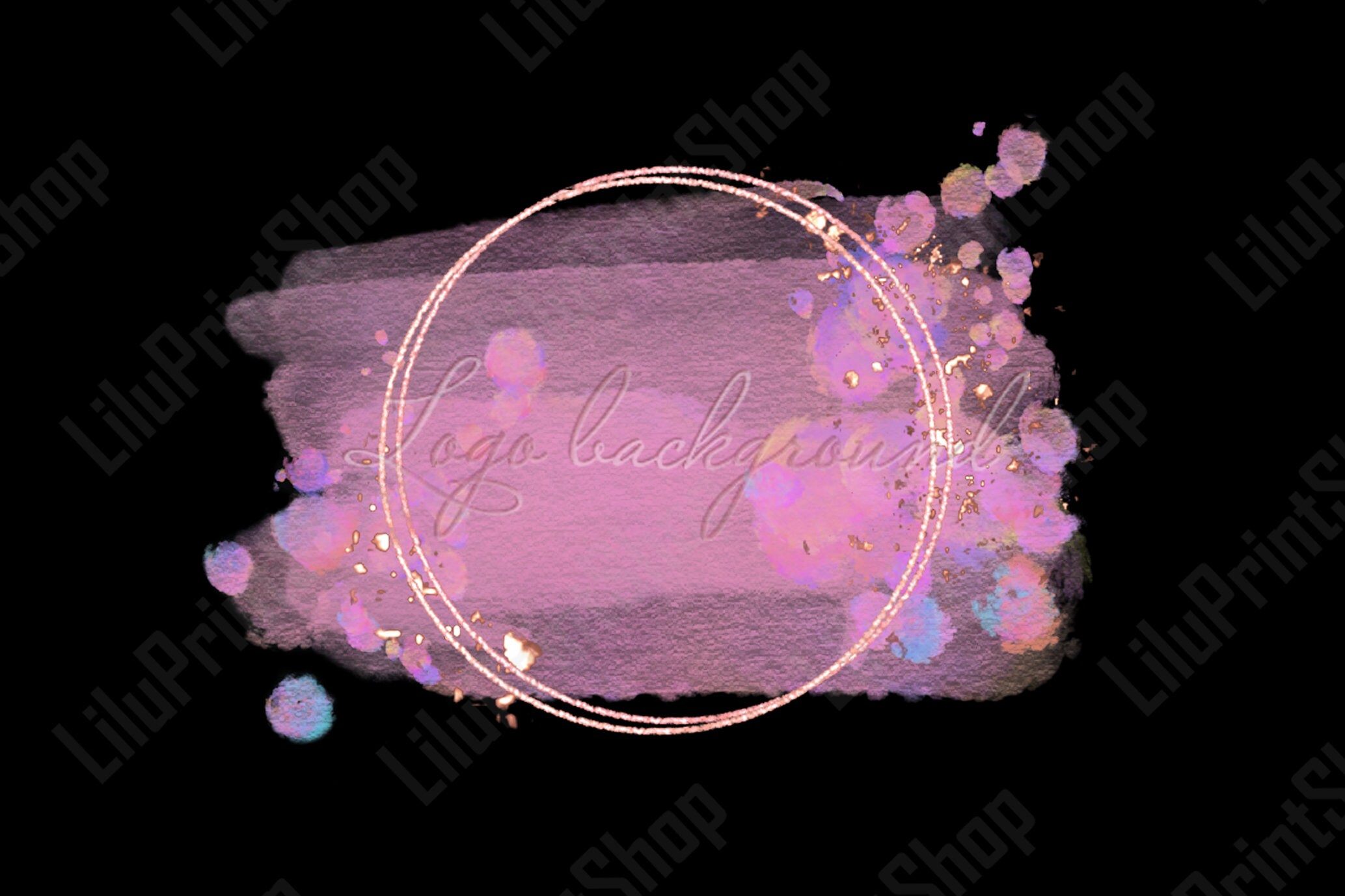 Pink Logo Background Png Pink Logo Design Brush Stroke Pink and Rose ...