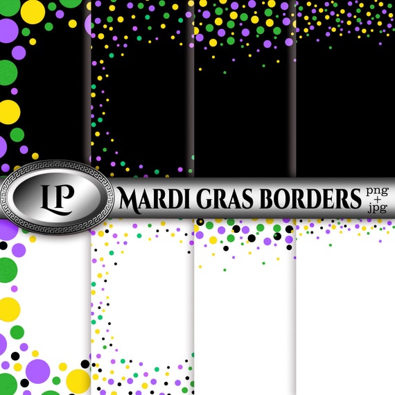 Mardi Gras Border Clip Art