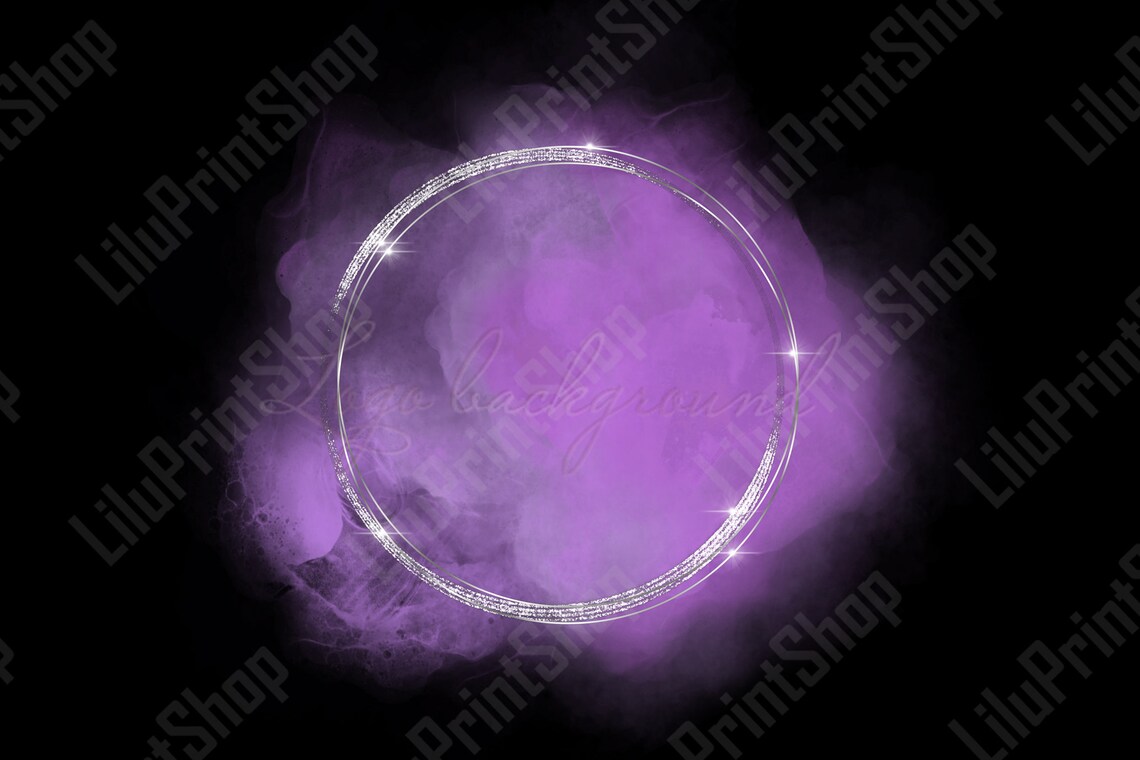 Purple Logo Background Png, Lavender Logo Design, Circle Png Overlay ...