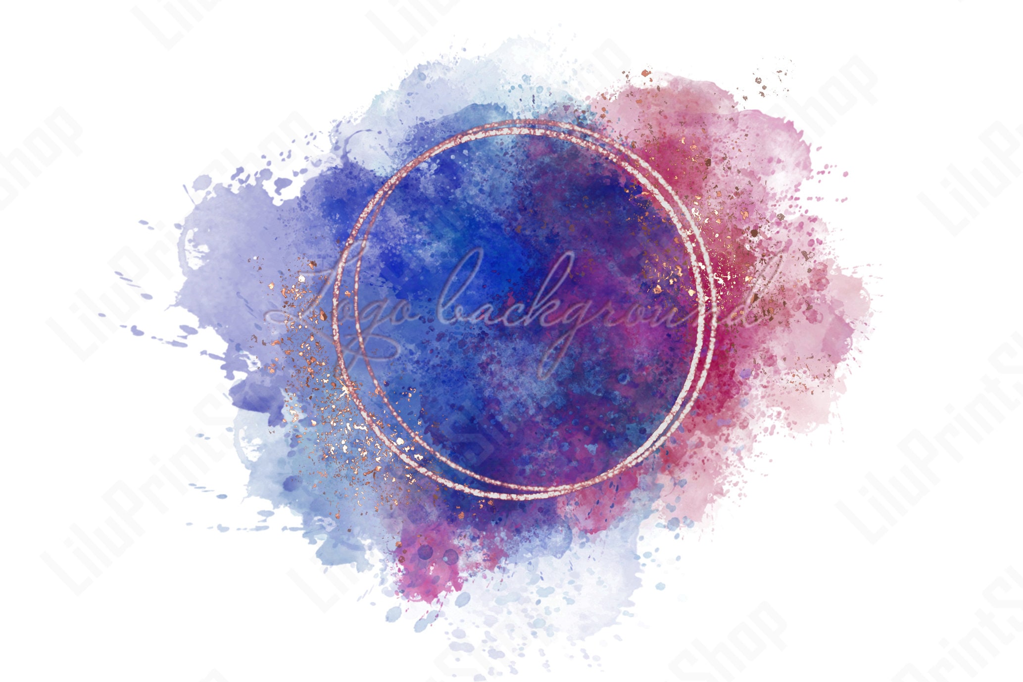 Blue and Red Logo Background Png Watercolor Blue Logo Design Red , Blue ...