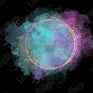 Purple, Turquoise & Gold Logo Design Purple Gold Confetti Logo Purple ...