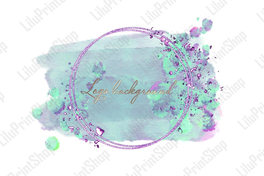 Logo Background Png Turquoise Logo Png Brush Stroke Logo Design Mint ...