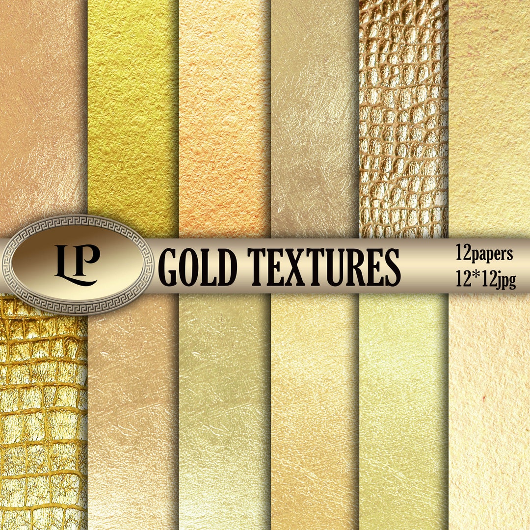 Gold Background Gold Digital Papers Gold Texture Digital - Etsy