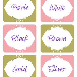 Printable Craft Room Storage Labels - Etsy
