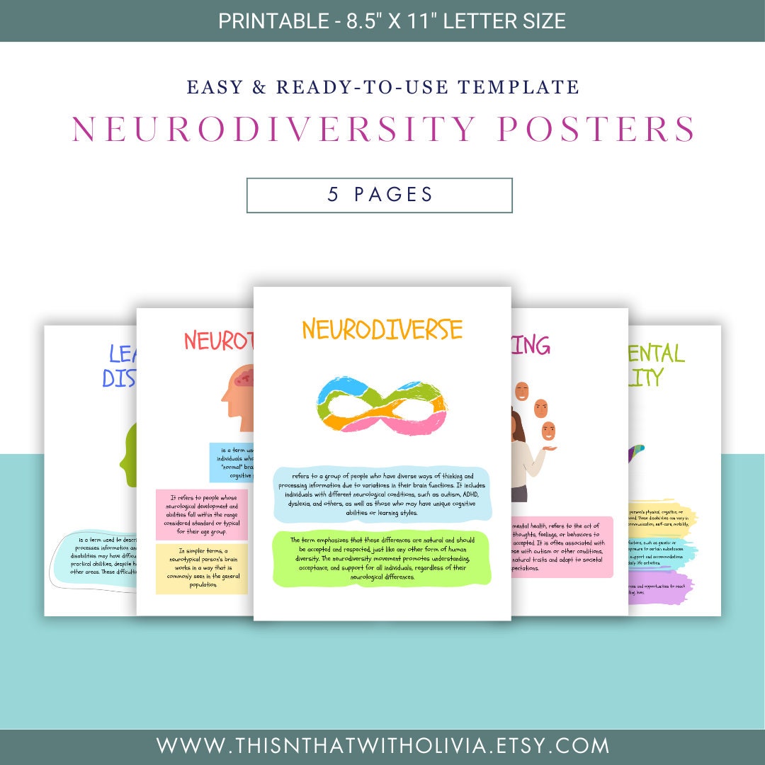Neurodivergent Posters - Etsy