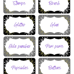 Printable Craft Room Storage Labels - Etsy