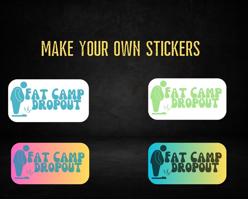 Fat Camp Dropout SVG PNG Digital Download - Etsy