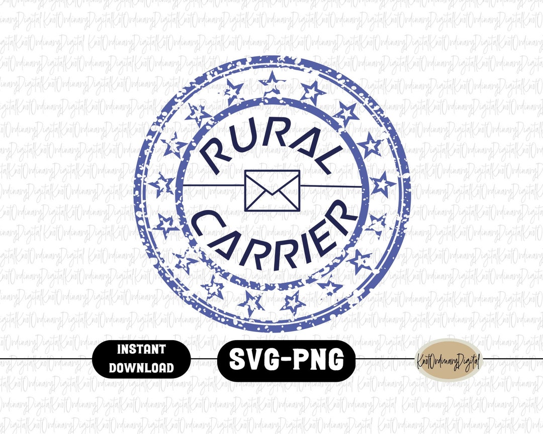 Rural Carrier | SVG PNG | Digital Download - Etsy