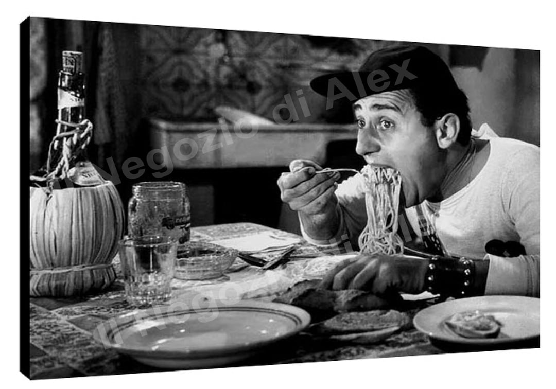 Picture Eat Spaghetti Art. 02 Alberto Sordi Macaroni Free Shipping ...