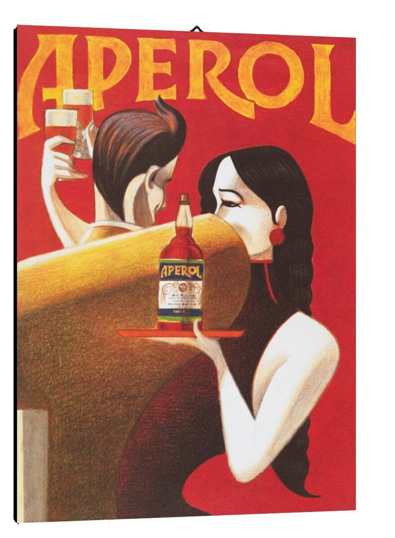 Canvas Painting Vintage Poster Aperol Art. 18 Print on Canvas Canvas ...