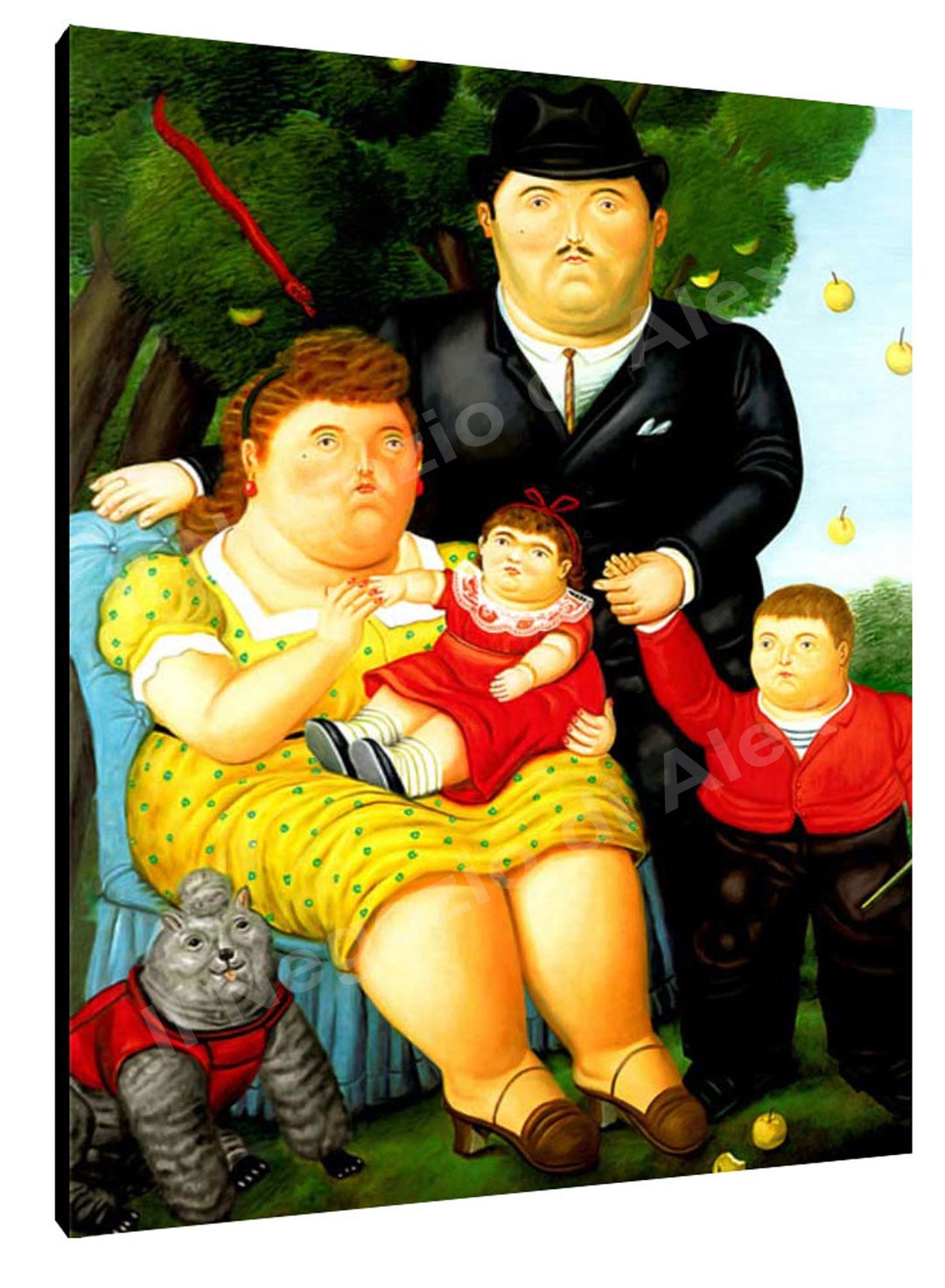 Framework Botero Art. 14 the Family Free Shipping EU Zone Framed Ready ...