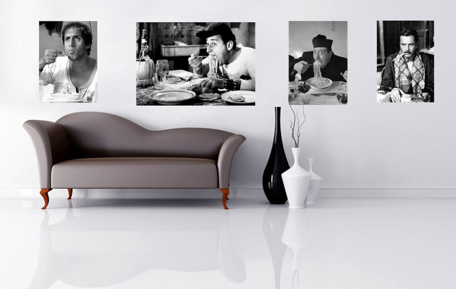 Quadro Mangia Spaghetti Art. 16 Sean Connery Free Transport EU Zone ...