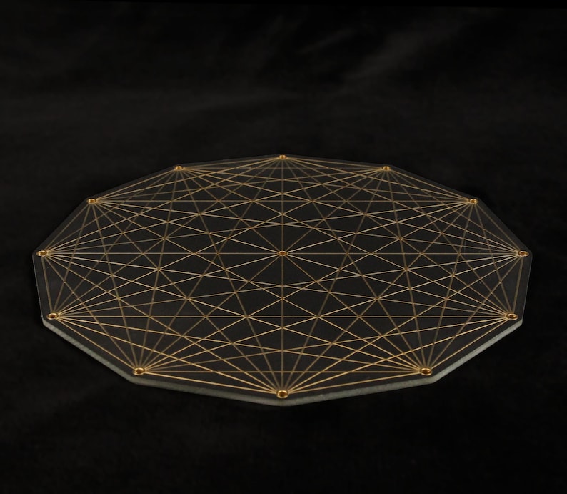 DODECAGON Healing Disk: TESSERACT Radionic Bio-energy Harmonizer ...