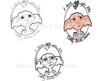 Dobby Svg Bundle Clipart - Free Dobby, Free Elf - Svg Png Eps Dxf Pdf ...