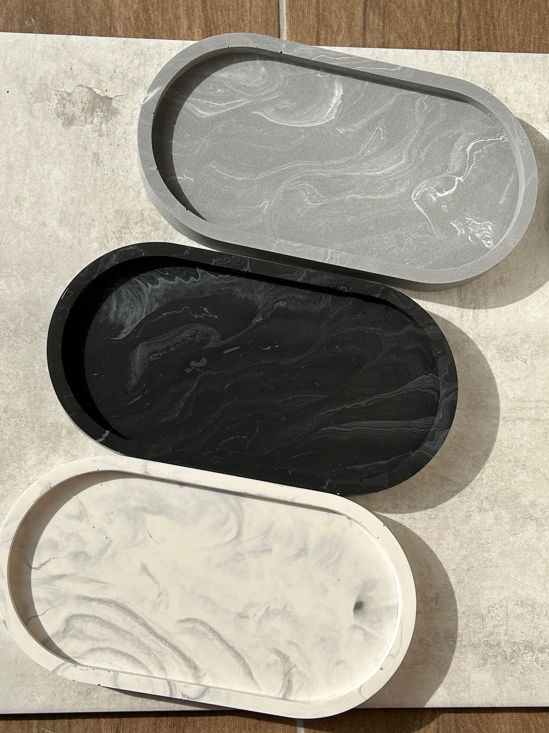 Oval Tray, Trinket Tray, Bathroom Tray,marble Tray Beautiful Small Oval ...