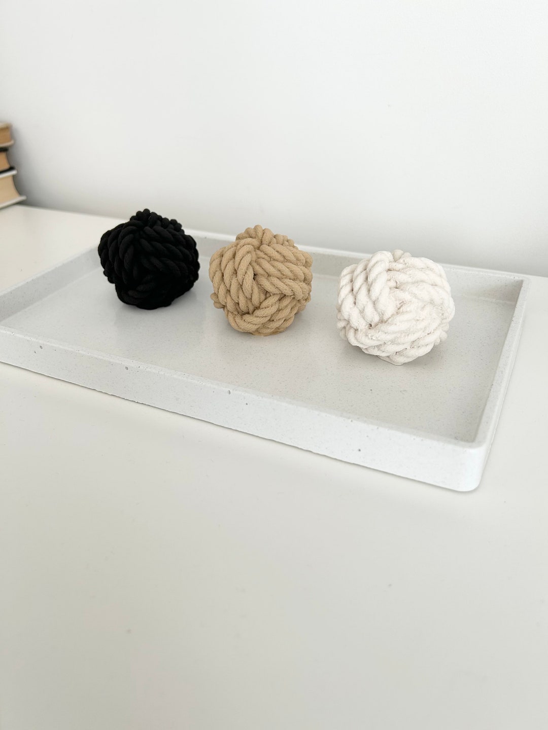 Concrete Knot Yarn Ball, Rose, Concrete Flower,. - Etsy