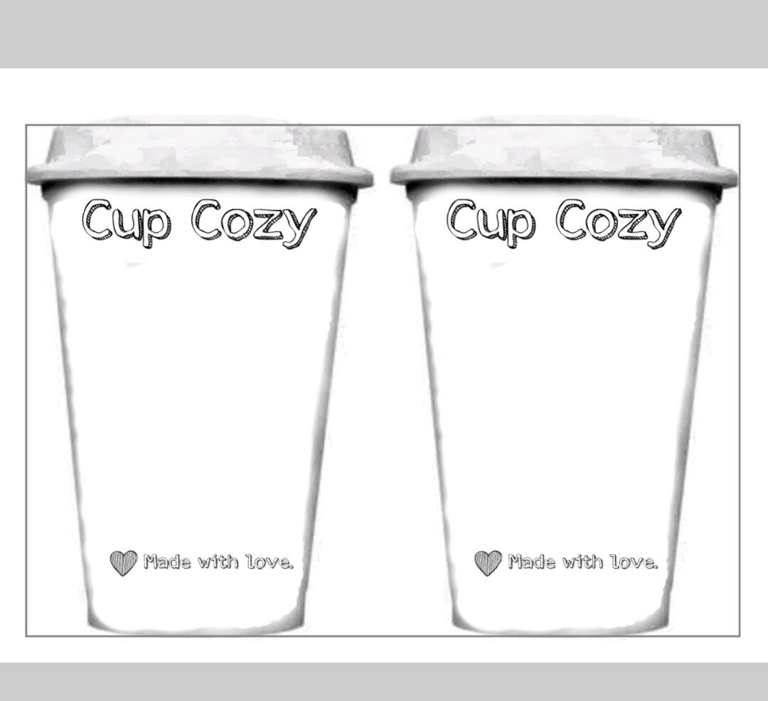 Crochet Coffee Cup Cozy Insert for Displaying Your Cup Coziness, Cozy ...