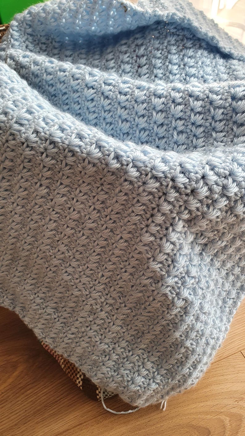 Easy Star Stitch Crochet Blanket Pattern: Beginner Tutorial (PDF) - Etsy