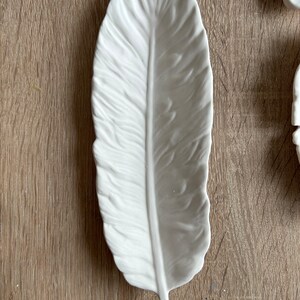 Leaf Tray, Feather Tray, Concrete Leaf Tray, Trinket Tray, Trinket Dish ...