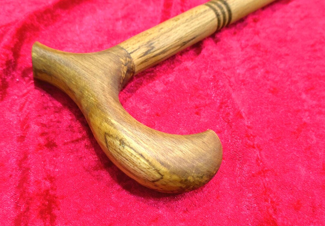 Handcrafted Walnut Wood Walking Cane – Simple Elegance for Everyday Use ...