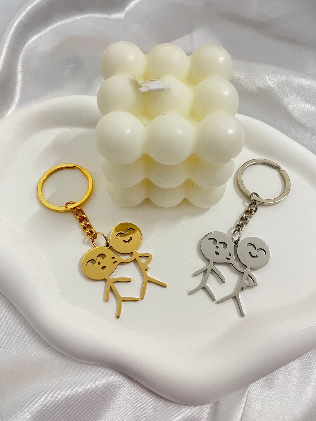 Funny Face-squeezing Stick-man,cute Keychains,funny Gift,funny Keychain ...