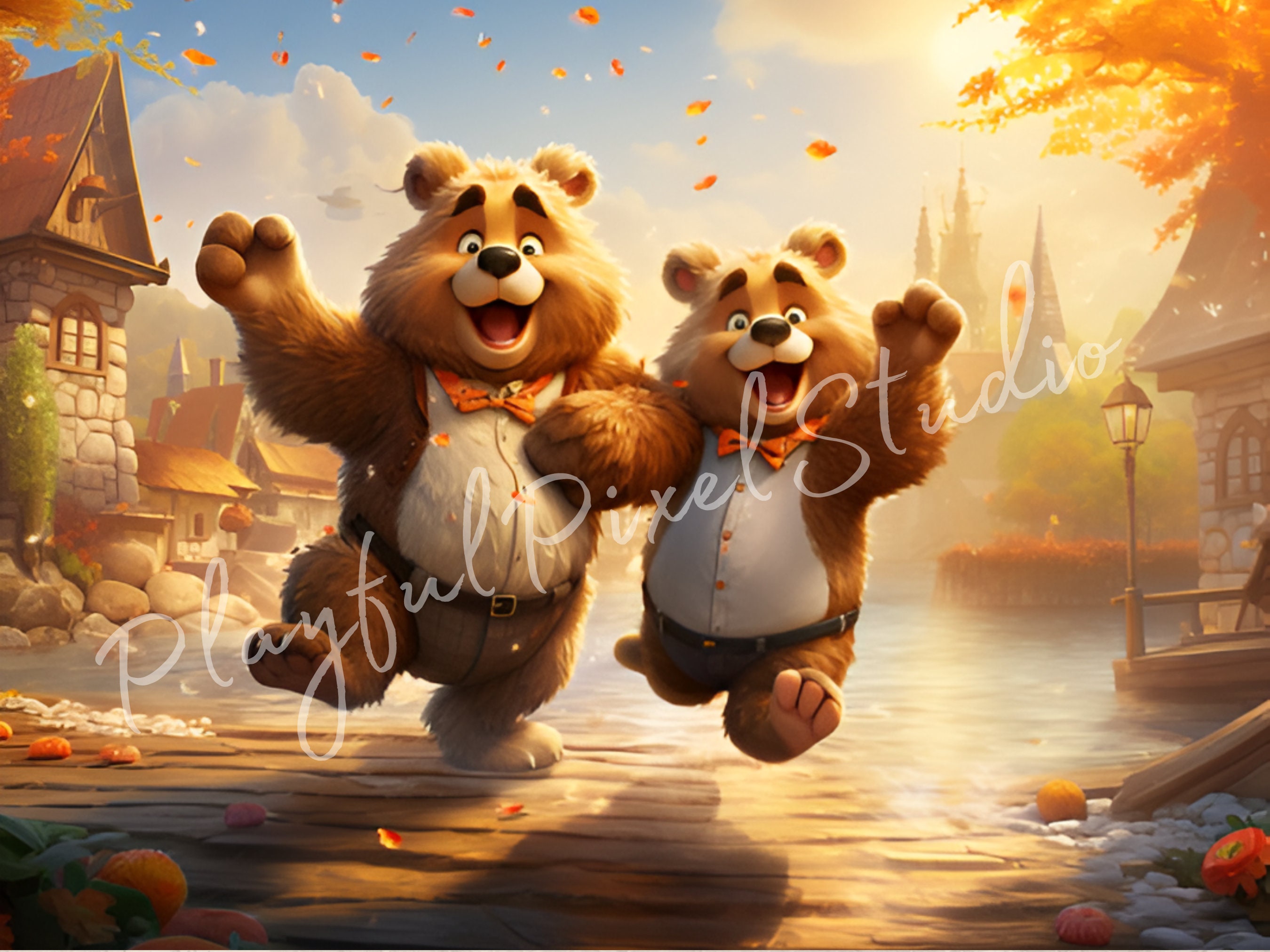 4 Bear Backdrops, Fun Digital Backgrounds, Digital Photography Props ...