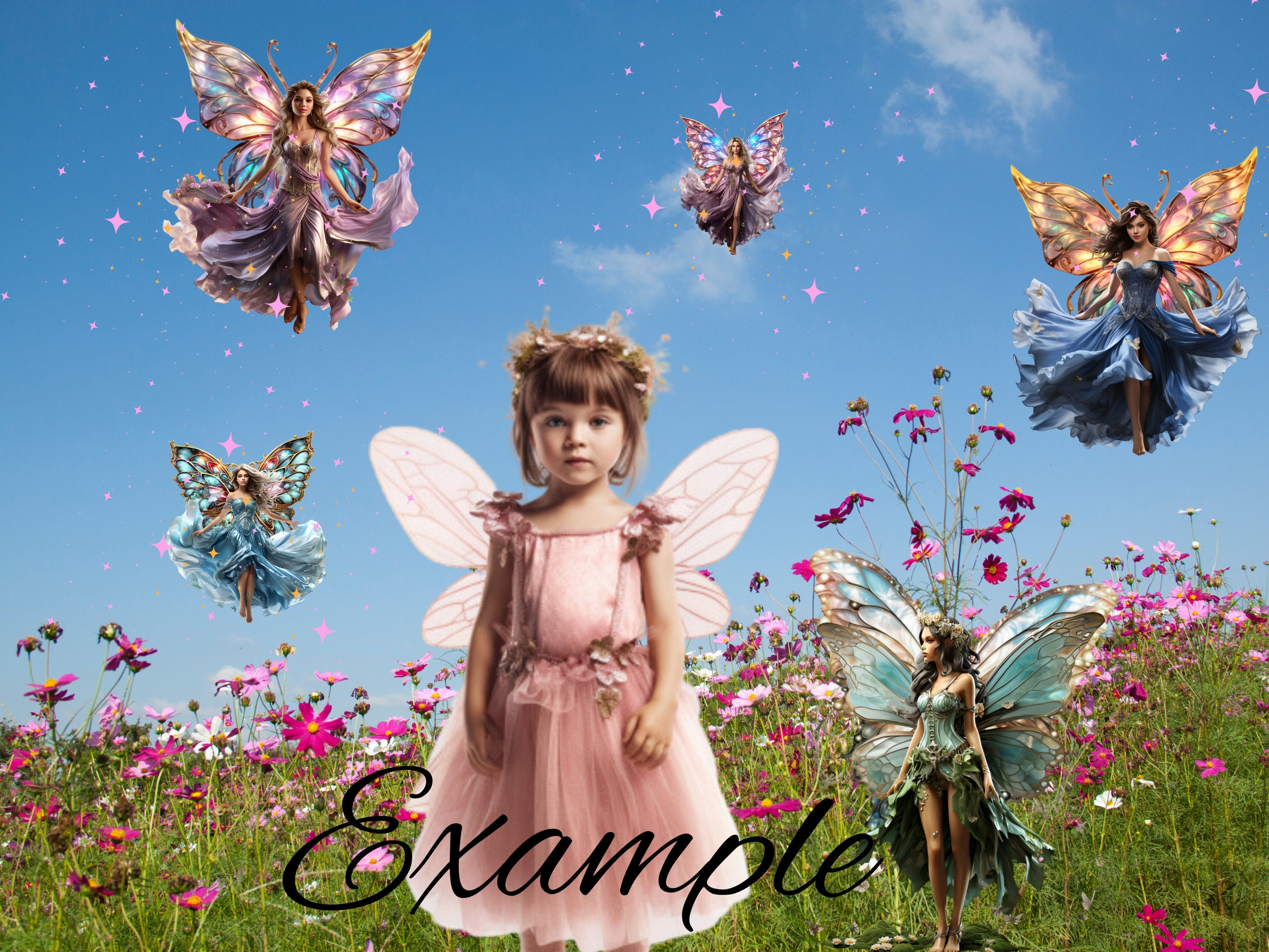 12 Realistic Fairy Digital Overlays for Photography, Textures for ...