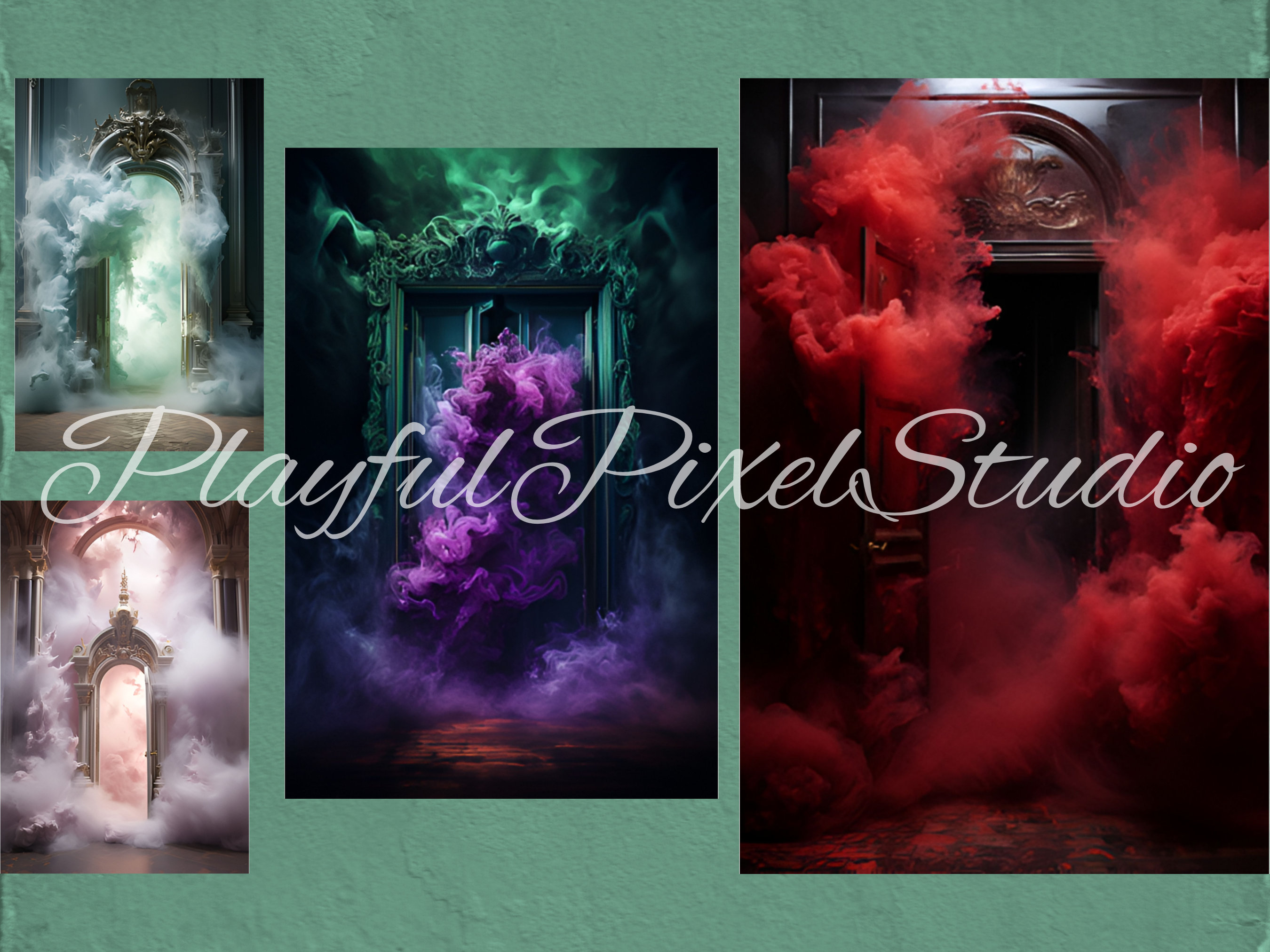 20 Smokey Digital Backdrops, Fun Photography Background, Photoshop ...