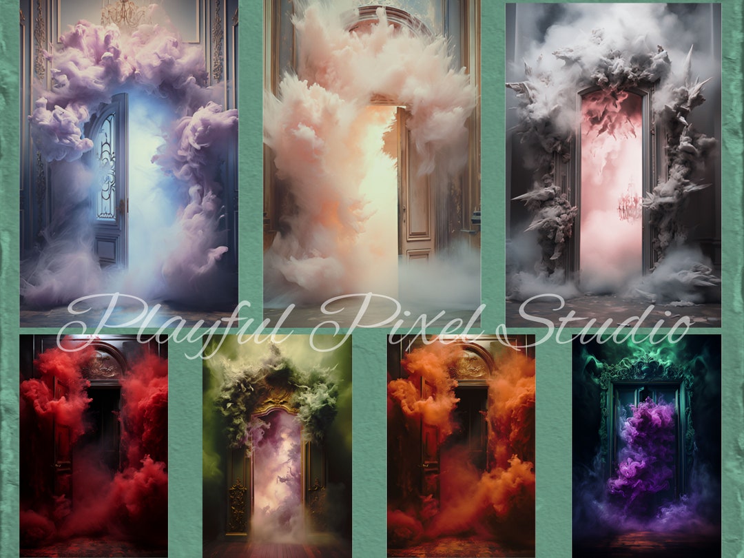20 Smokey Digital Backdrops, Fun Photography Background, Photoshop ...
