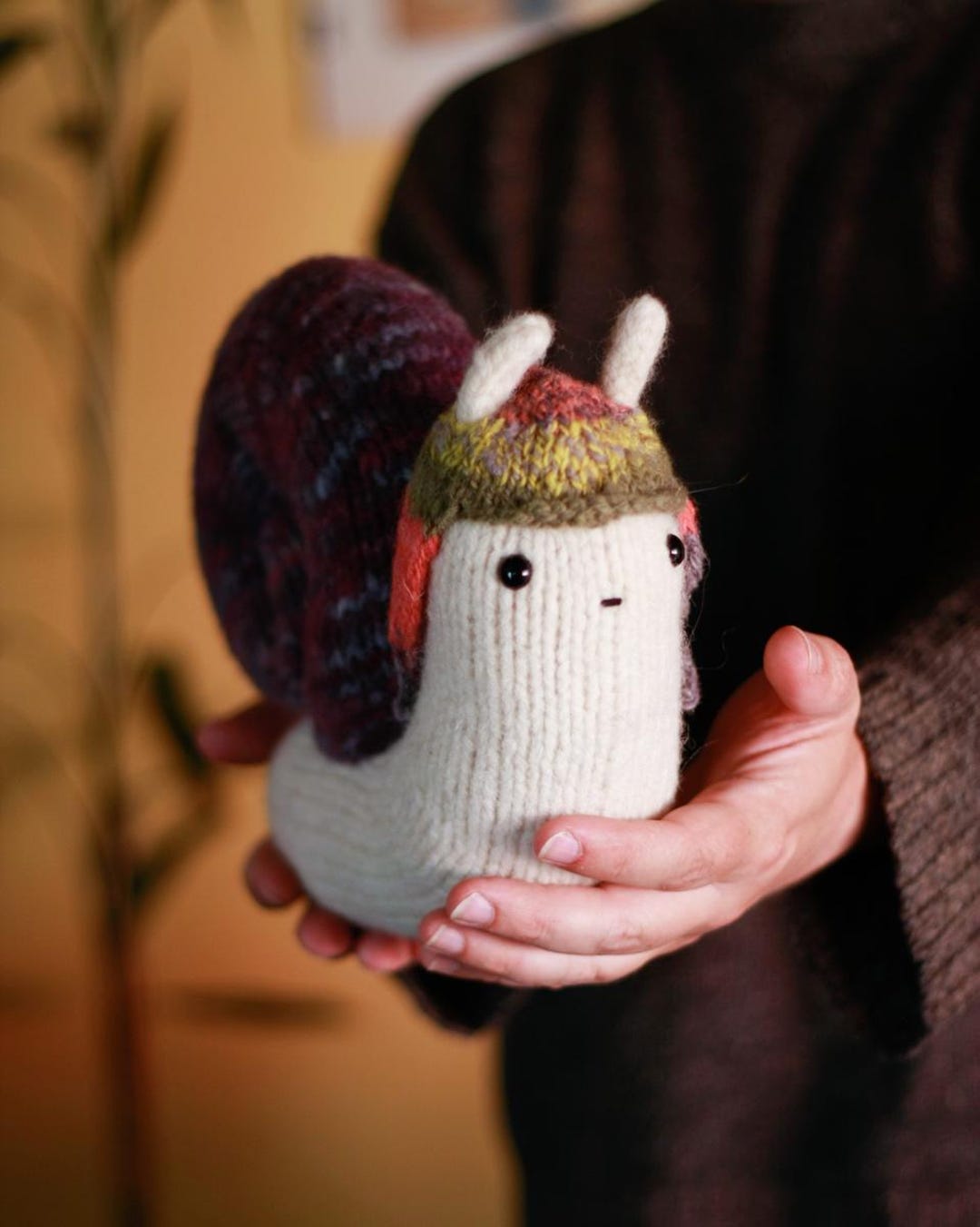 Easy Knitting Pattern - Snail | English | Español - Etsy