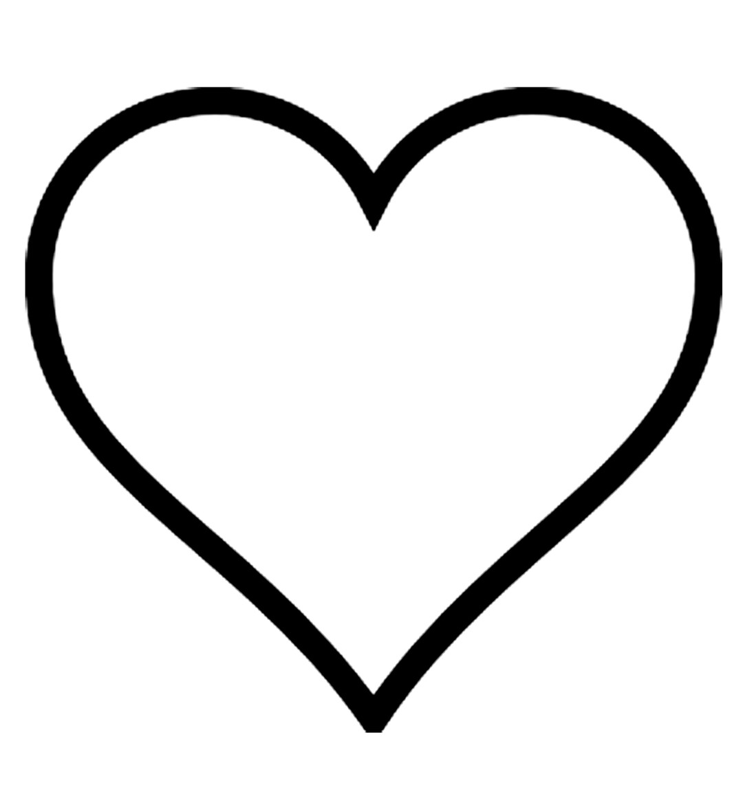 Basic Heart, SVG Instant Download Black and White Heart Shape Wings Svg ...