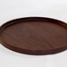 18 Round Decorative Tray / Black Walnut Tray / Ottoman - Etsy