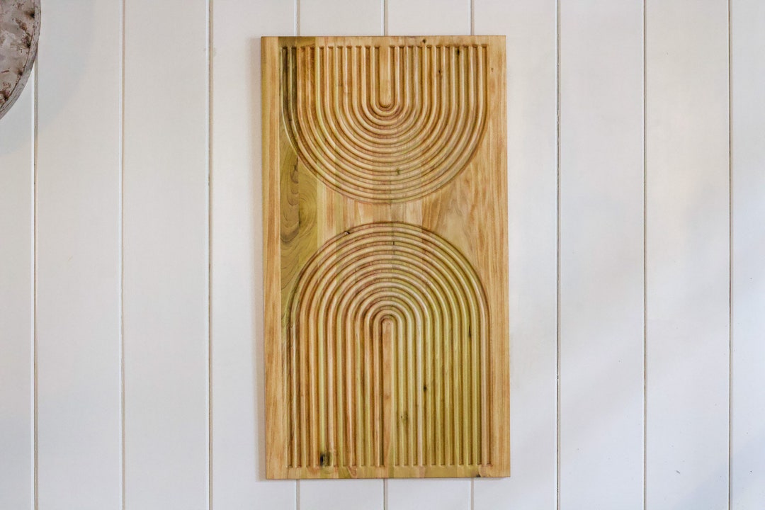 Boho Wood Carving / Boho Wall Art / Bohemian Home Decor / Bohemian Wood ...